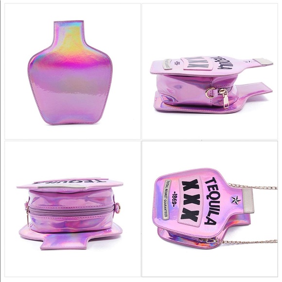 Dolls Kill | Bags | Holographic Takillya Bottle Purse | Poshmark